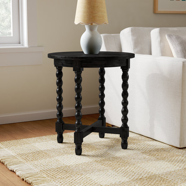 Birch Lane™ Baen Round Solid Wood End Table & Reviews | Birch Lane