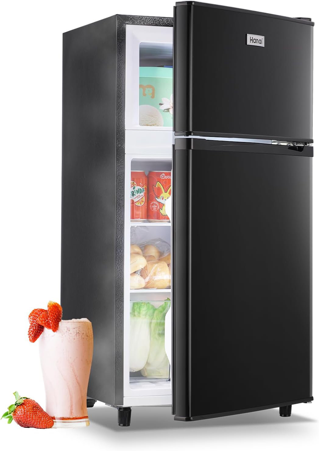WANAI 3.5 Cubic Feet Freestanding Mini Fridge & Reviews | Wayfair