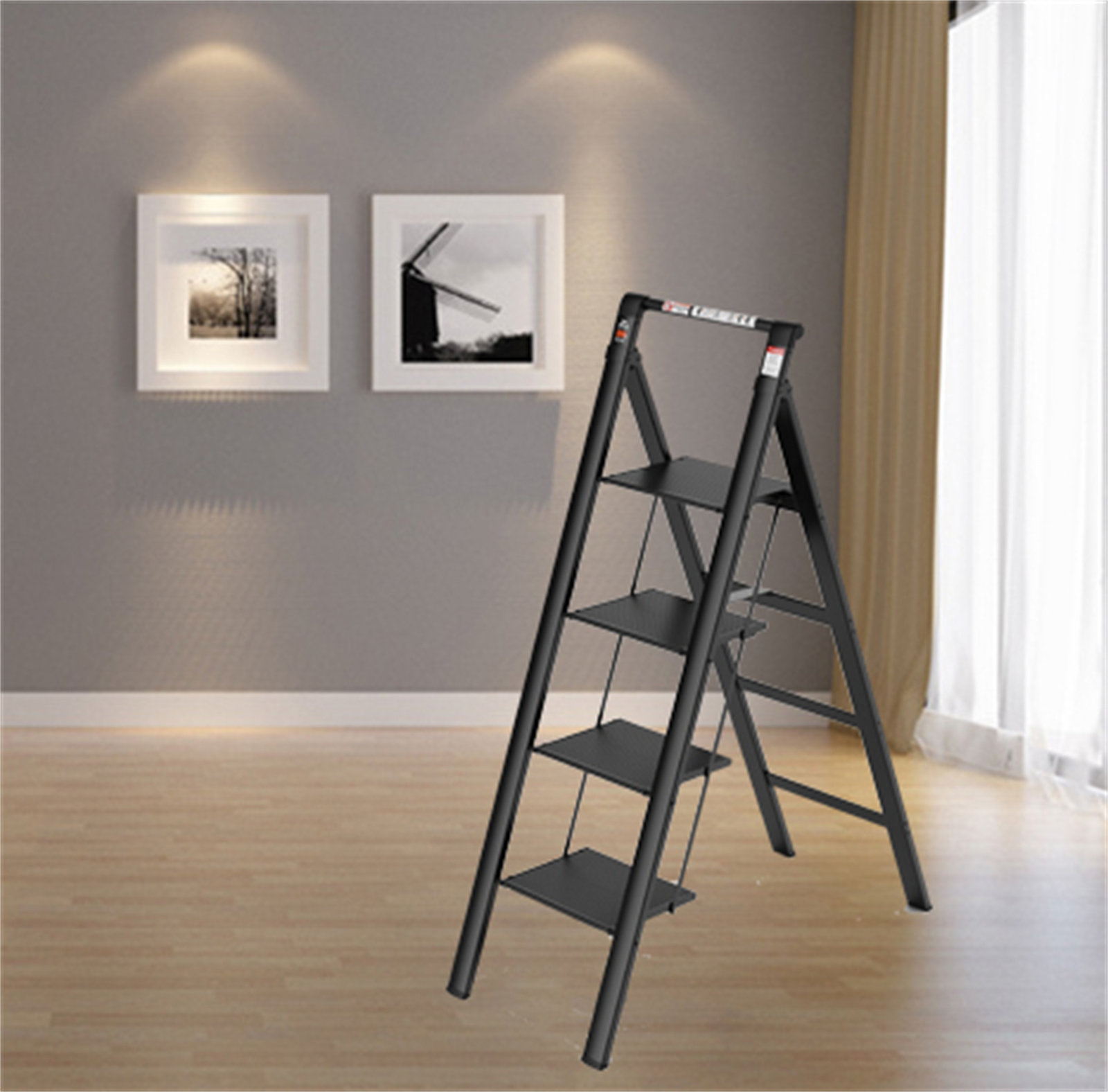 WFX Utility™ Gilbertown 4 - Step Aluminum Step Ladder | Wayfair