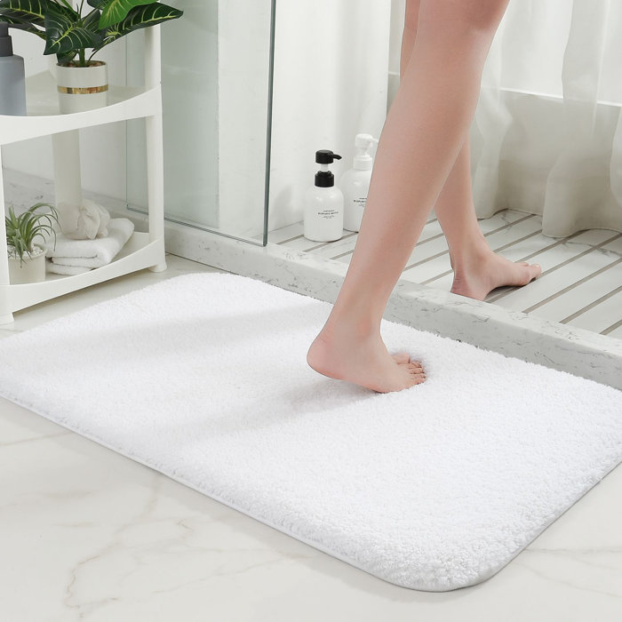Mercer41 Bath Rug with Non-Slip Backing & Reviews | Wayfair