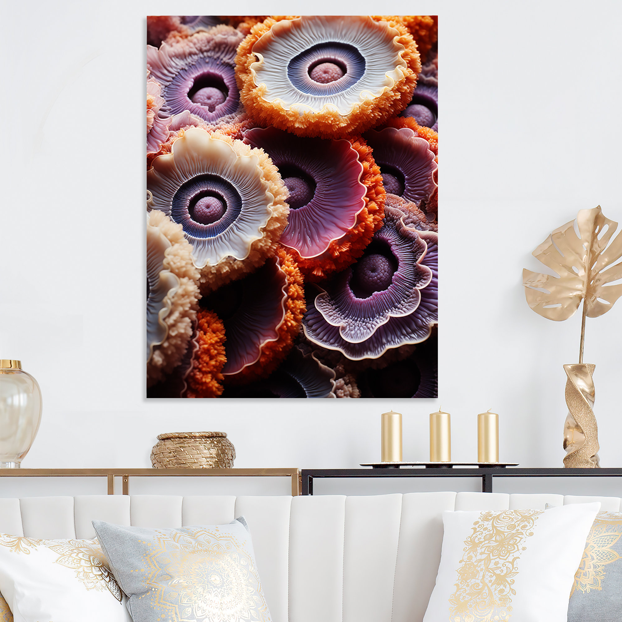 Ivy Bronx Pink Amethyst Geode Essence II - Stone Geode Metal Wall Art ...