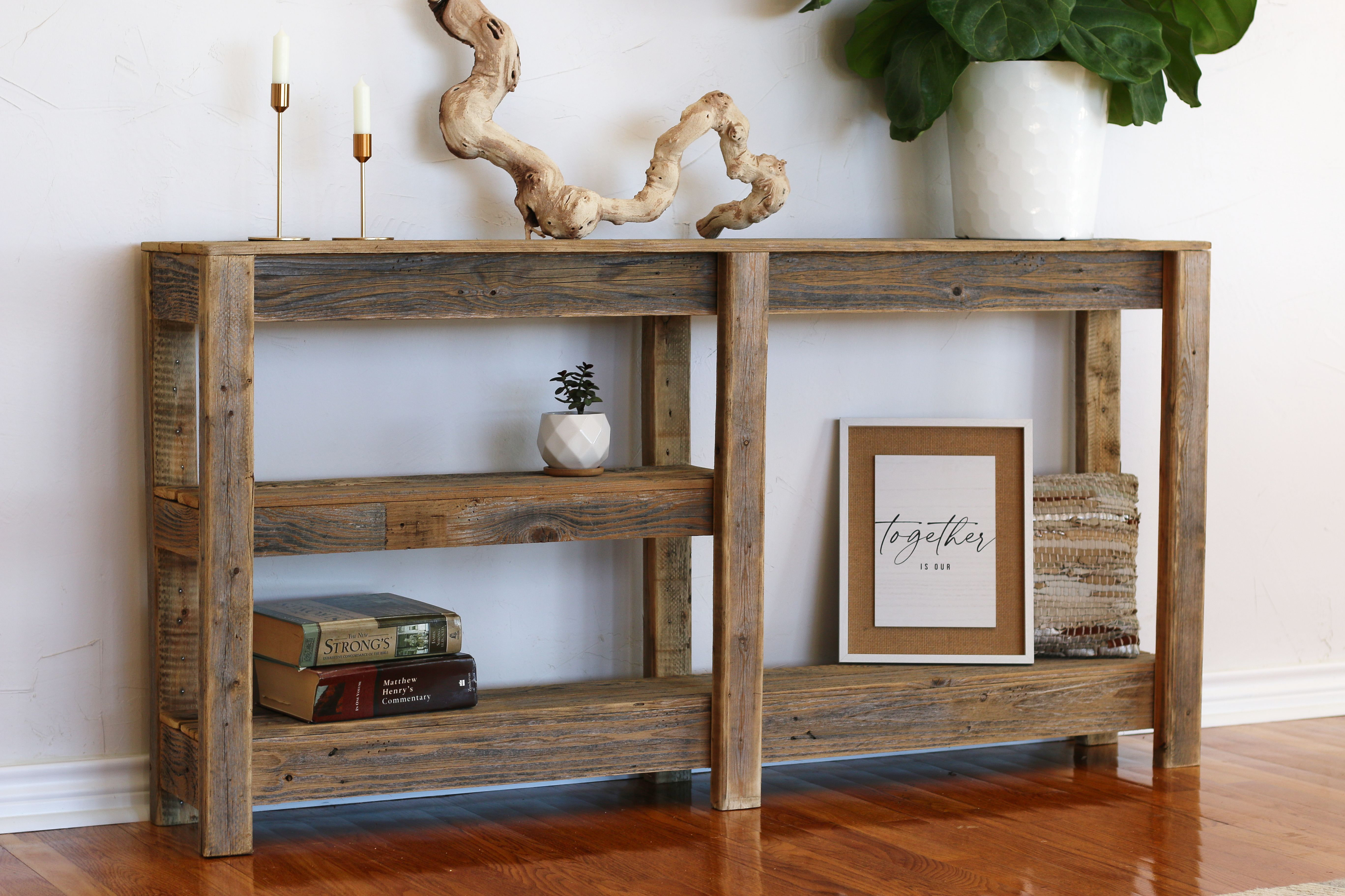 Loon Peak Natural 60 Inch 3-Tier Midway Console & Reviews - Wayfair Canada