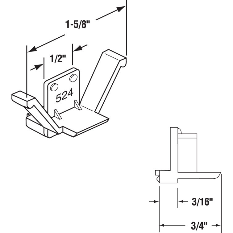 Prime-Line \Window Screen Retainer Clips Door Accessory - Wayfair Canada