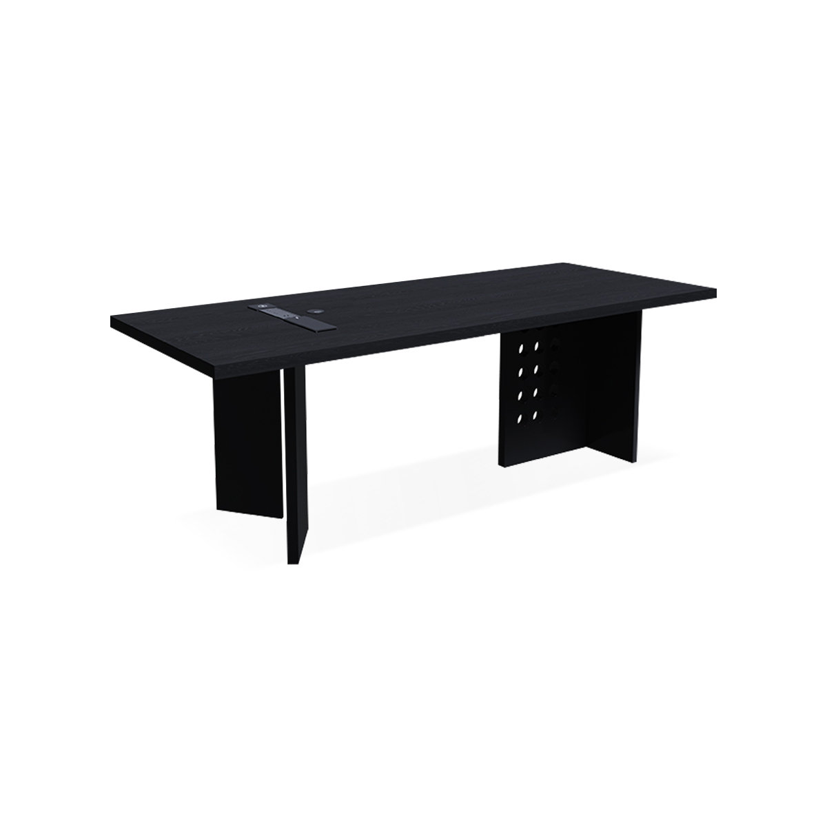 Wren Decors Black Rectangular Solid Wood Desks | Wayfair