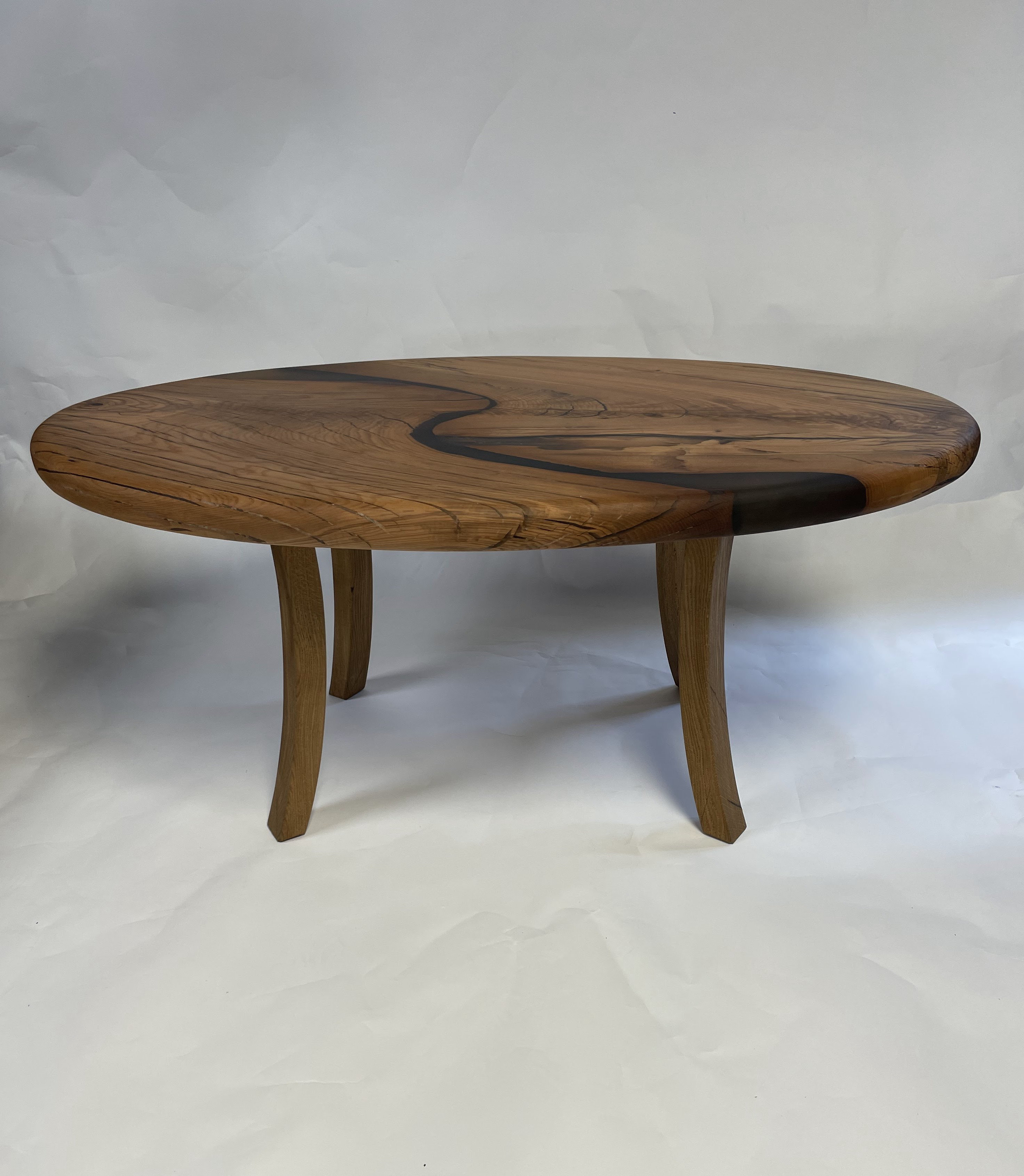 WoodenArtPro Coffee Epoxy Resin Table Oval - Wayfair Canada