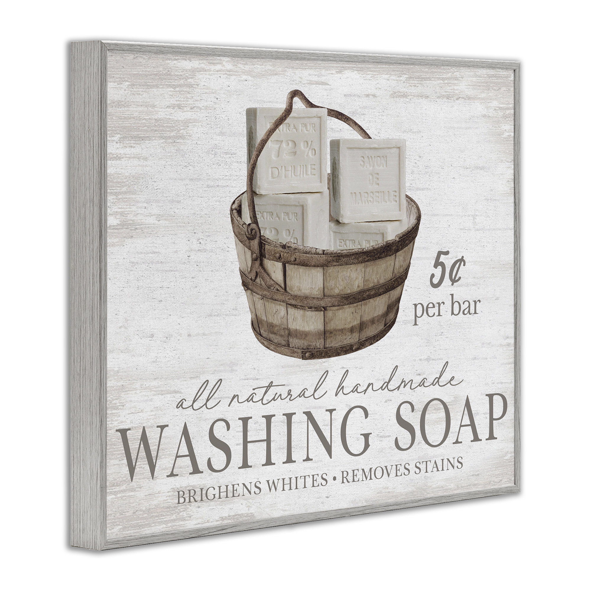 Ophelia & Co. Vintage Laundry Soap Framed Giclee Art by Lettered and ...