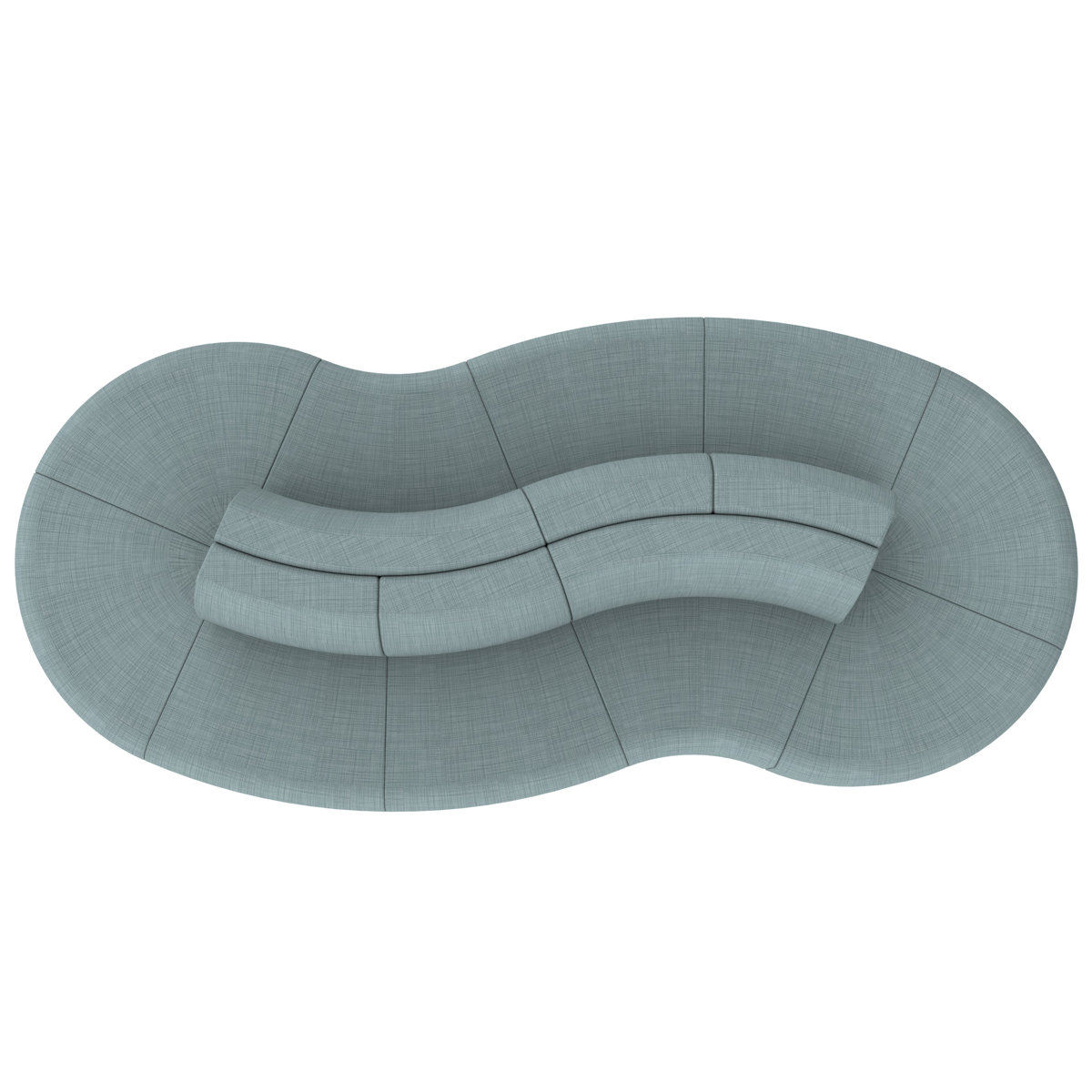 Factory Direct Partners Pro Series Connect Curved Wave Seating, 10 ...