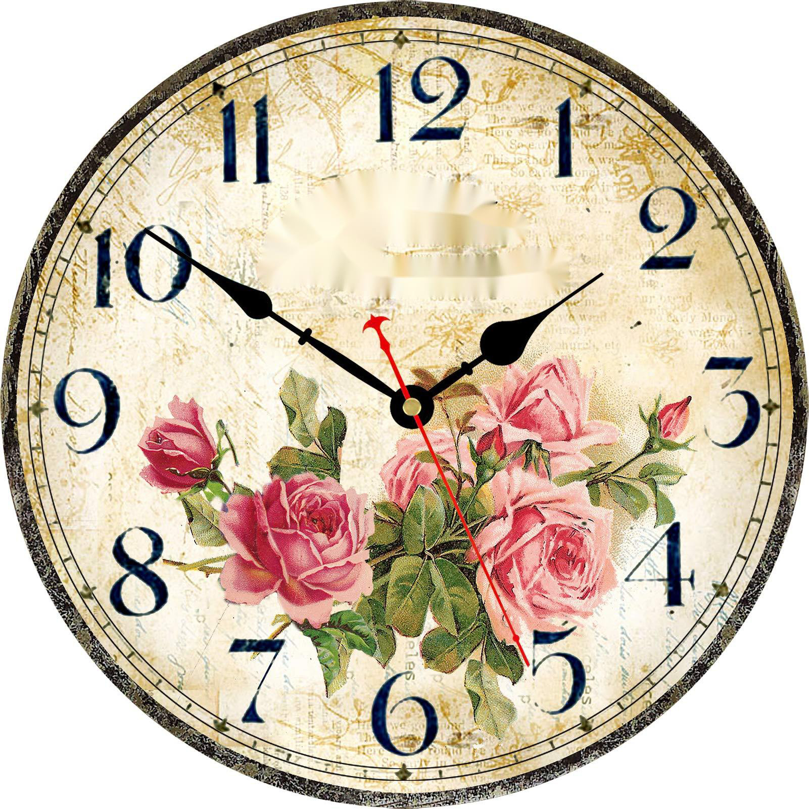 August Grove Home 14 Inch Silent Non-Ticking Quartz Movement Wooden ...