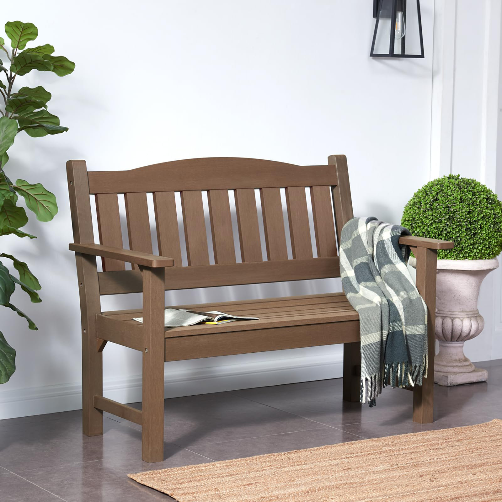 Red Barrel Studio Katanya Outdoor Garden Bench & Reviews - Wayfair Canada