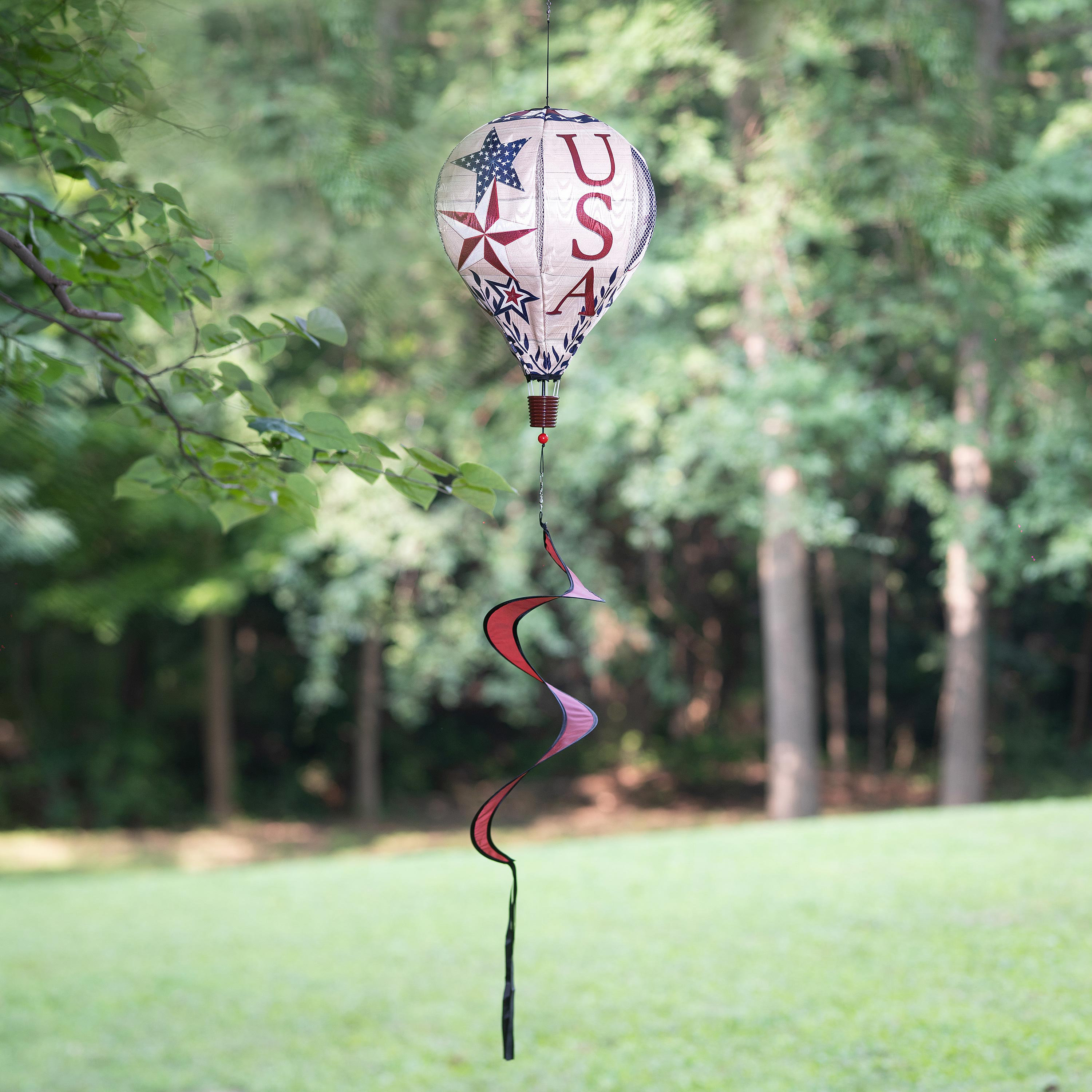 Arlmont & Co. Land That I Love Moire Balloon Spinner | Wayfair
