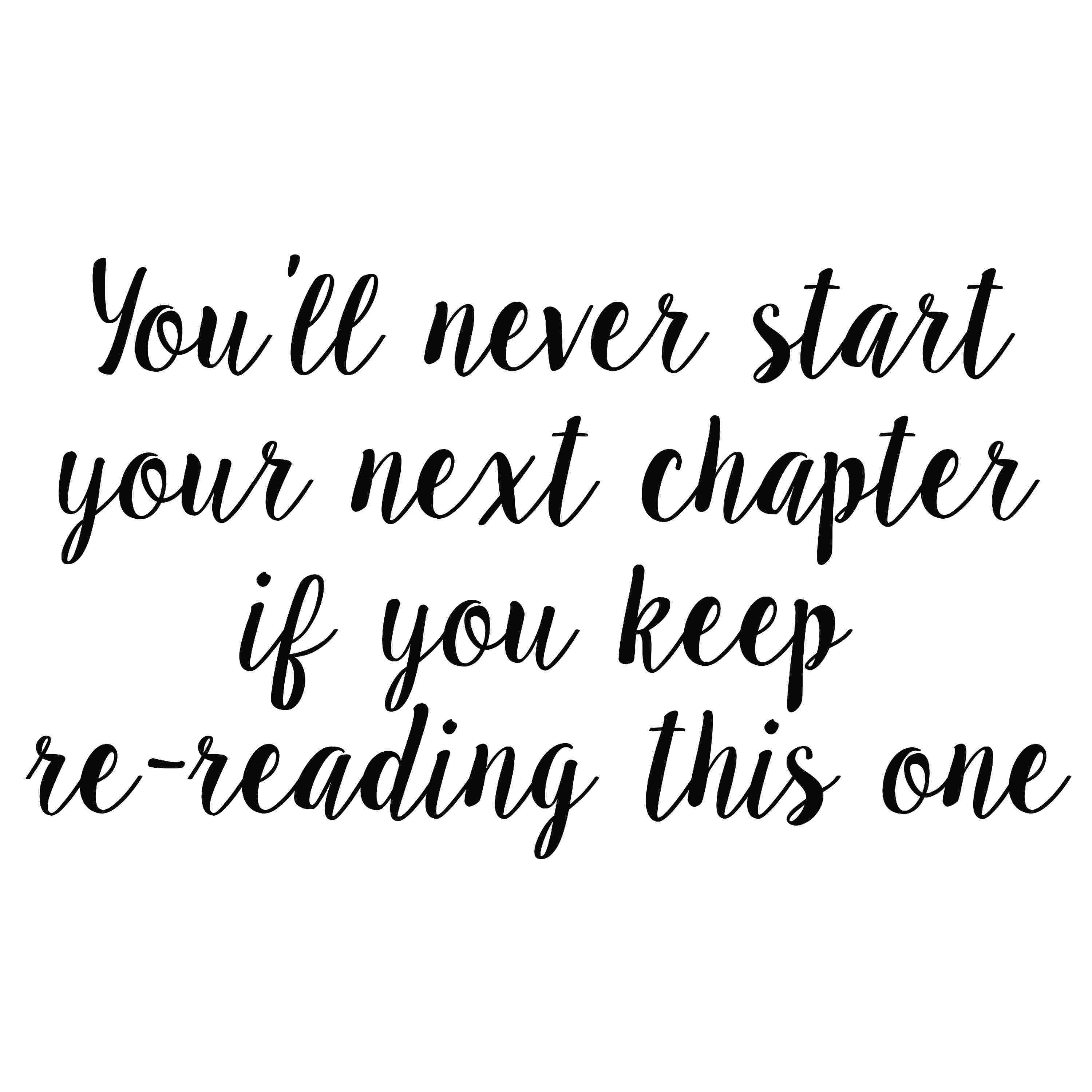 Trinx Next Chapter - Wrapped Canvas Textual Art | Wayfair