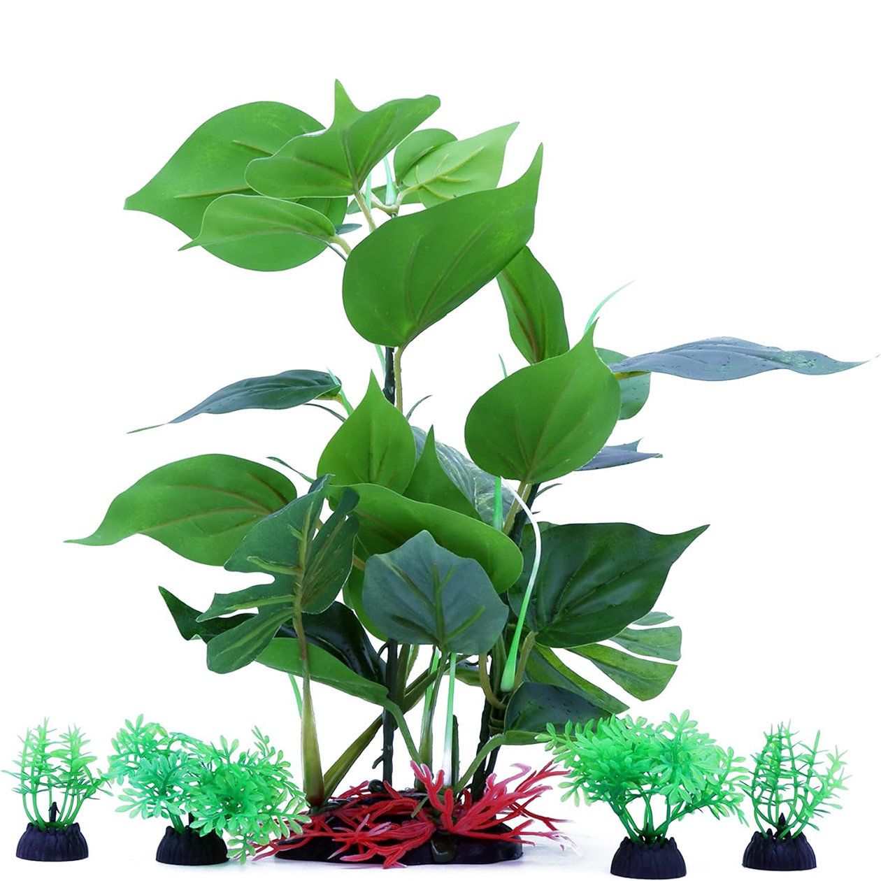 Tucker Murphy Pet™ Aquarium 12 inch Silk Plants for Betta Fish Tank ...