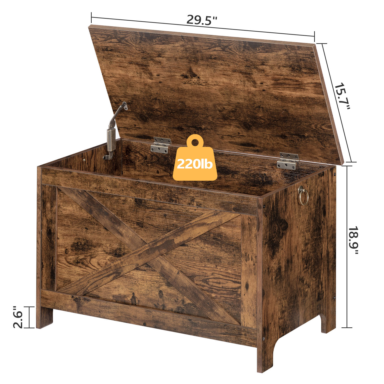 Redwood Rover Wang Redwood Rover Toy Box & Reviews | Wayfair