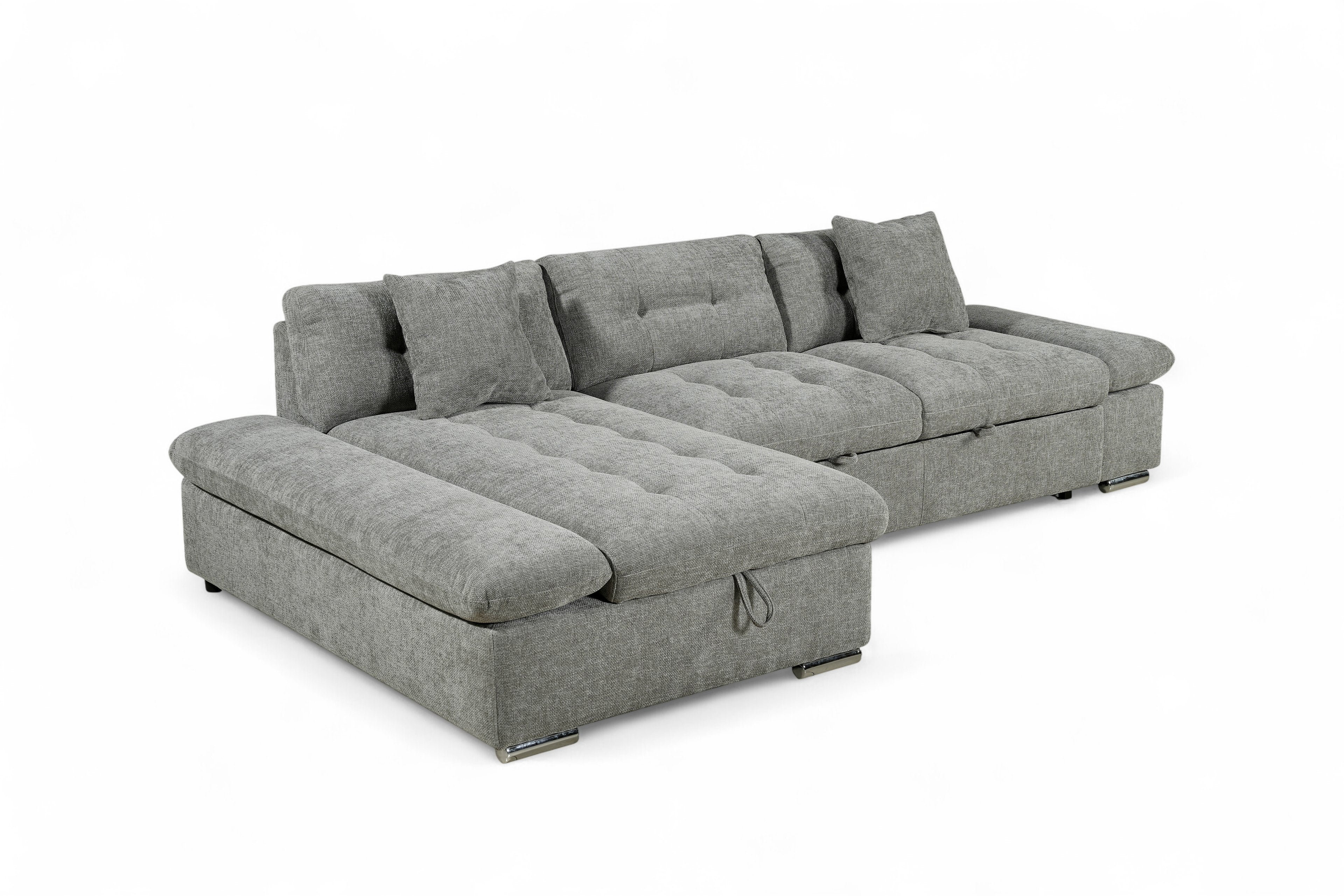 Mercer41 Corner Sofabed with Storage Aayush | Wayfair.co.uk