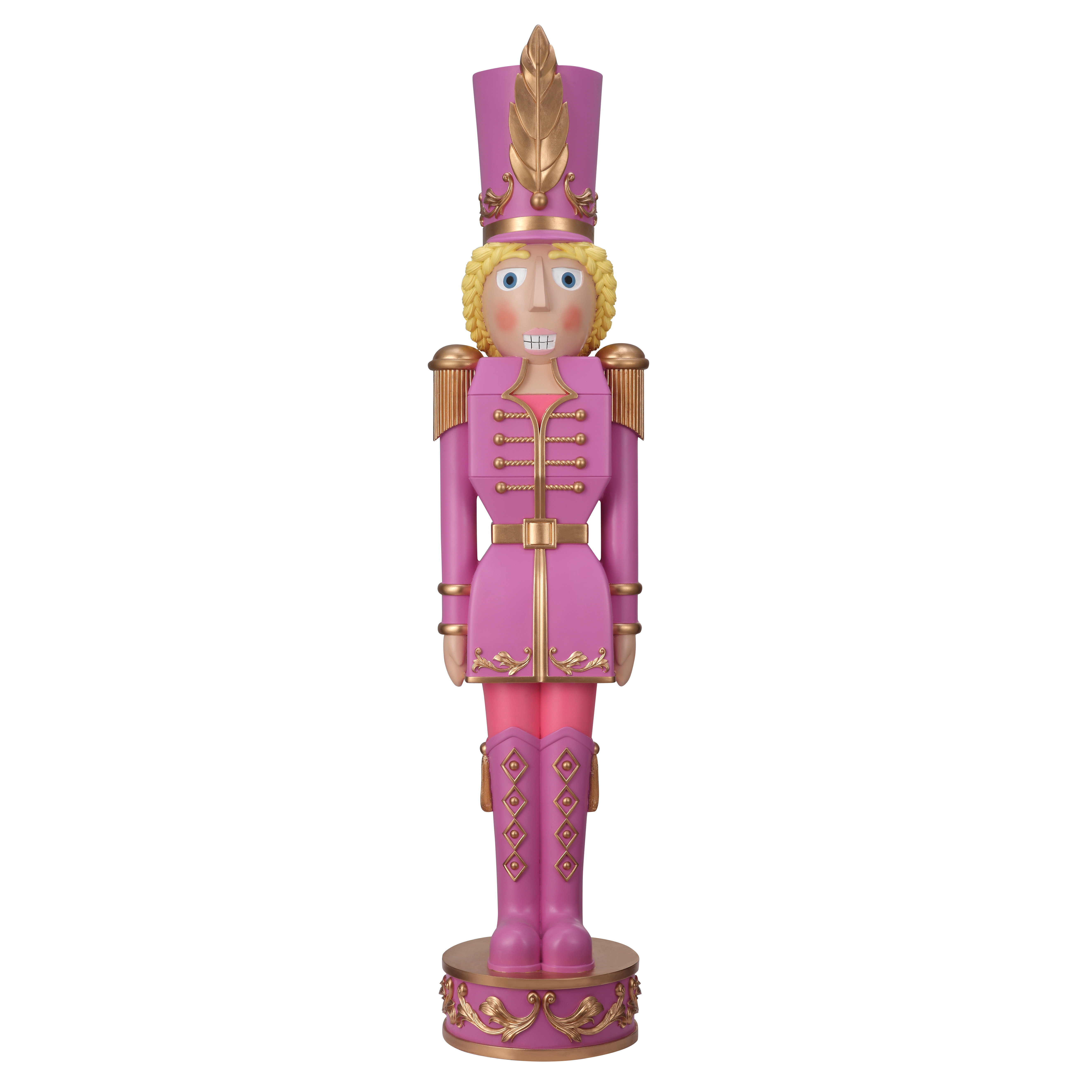 Haute Decor Tall Decorative Christmas Female Nutcracker - Solid Resin ...