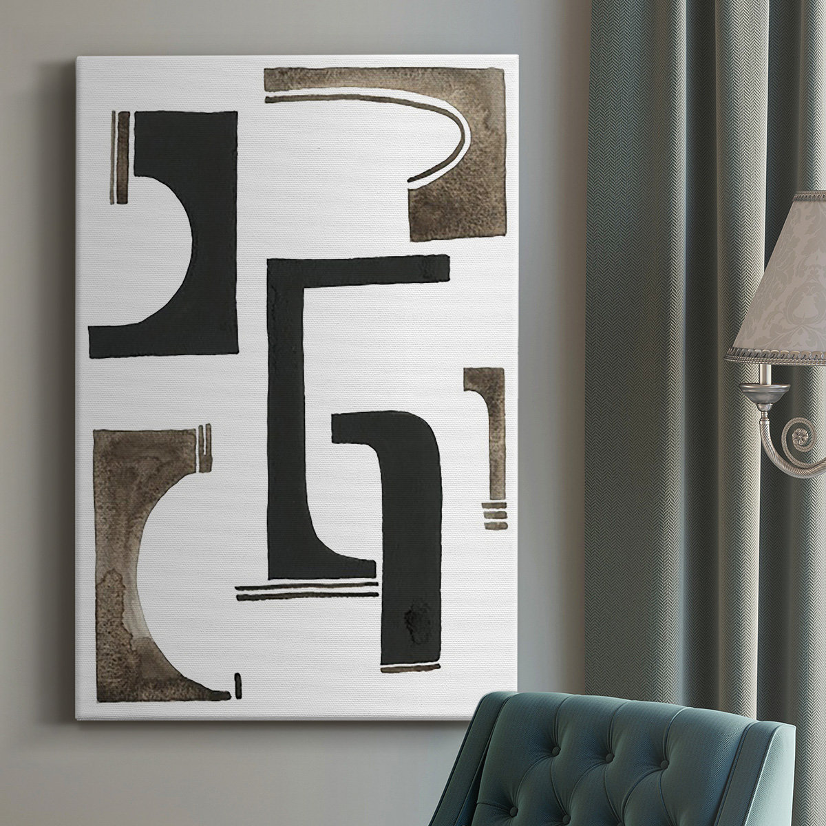 George Oliver Midway I - Wrapped Canvas Print | Wayfair