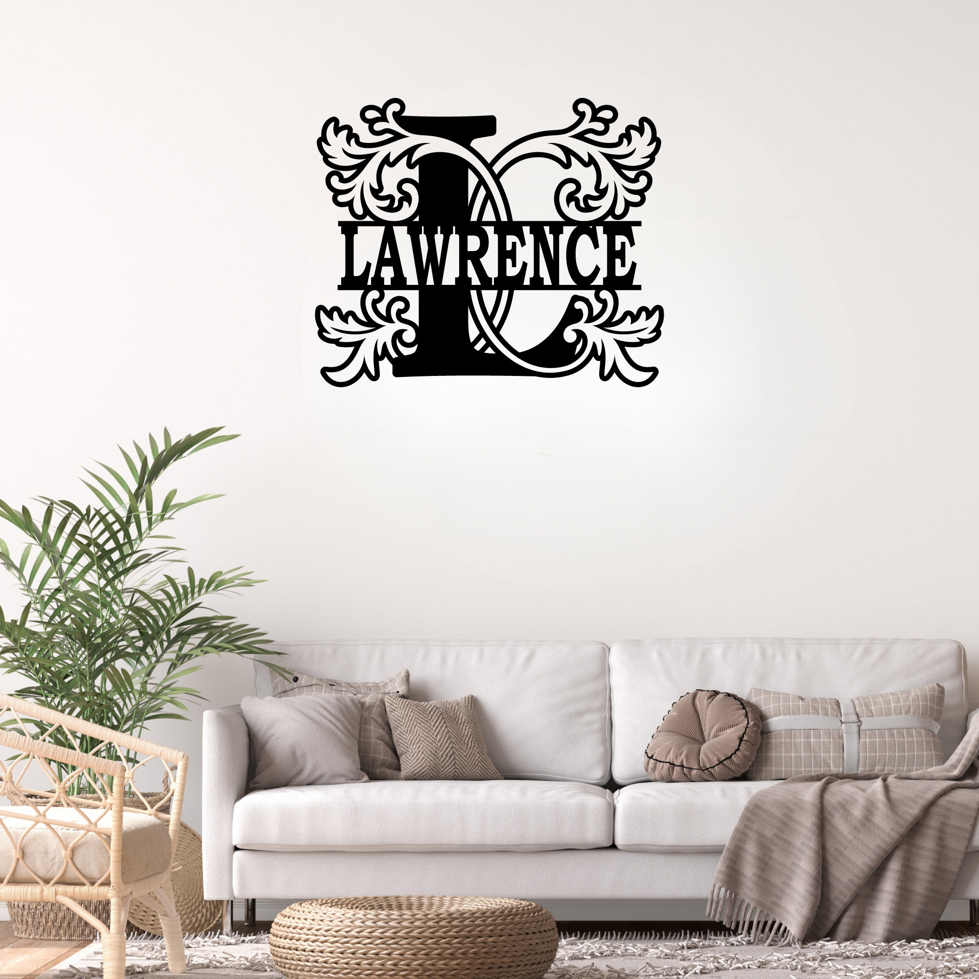 Trinx Personalized Name Letter Monogram Family Custom Wedding Gift ...