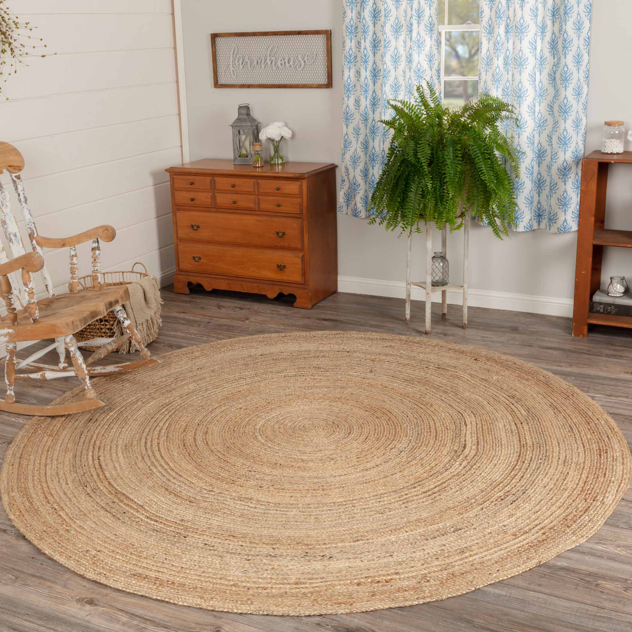 August Grove Round Frederick Braided Jute Natural Area Rug & Reviews ...