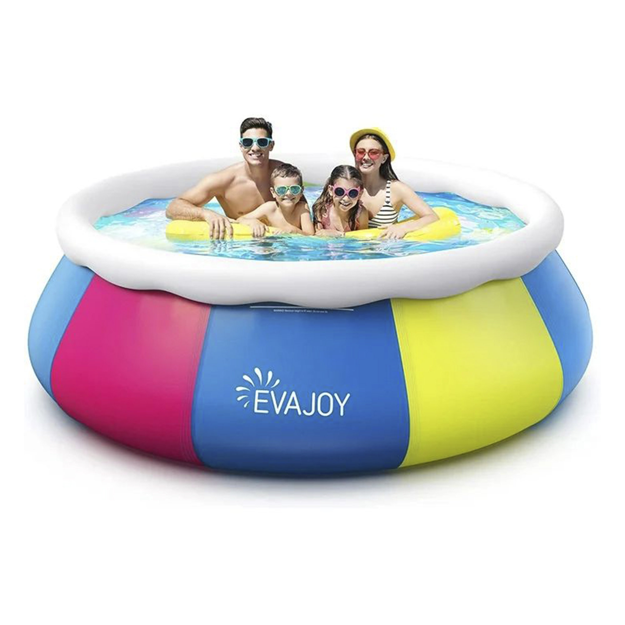 Wewdigi 2.5 ft x 10 ft Polyvinyl Chloride (PVC) Inflatable Pool | Wayfair