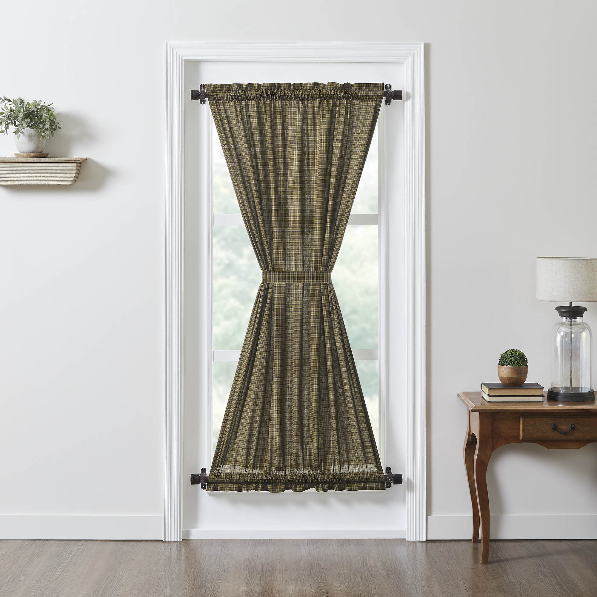Gracie Oaks Jela 100% Cotton Room Darkening Door Curtain Panel | Wayfair