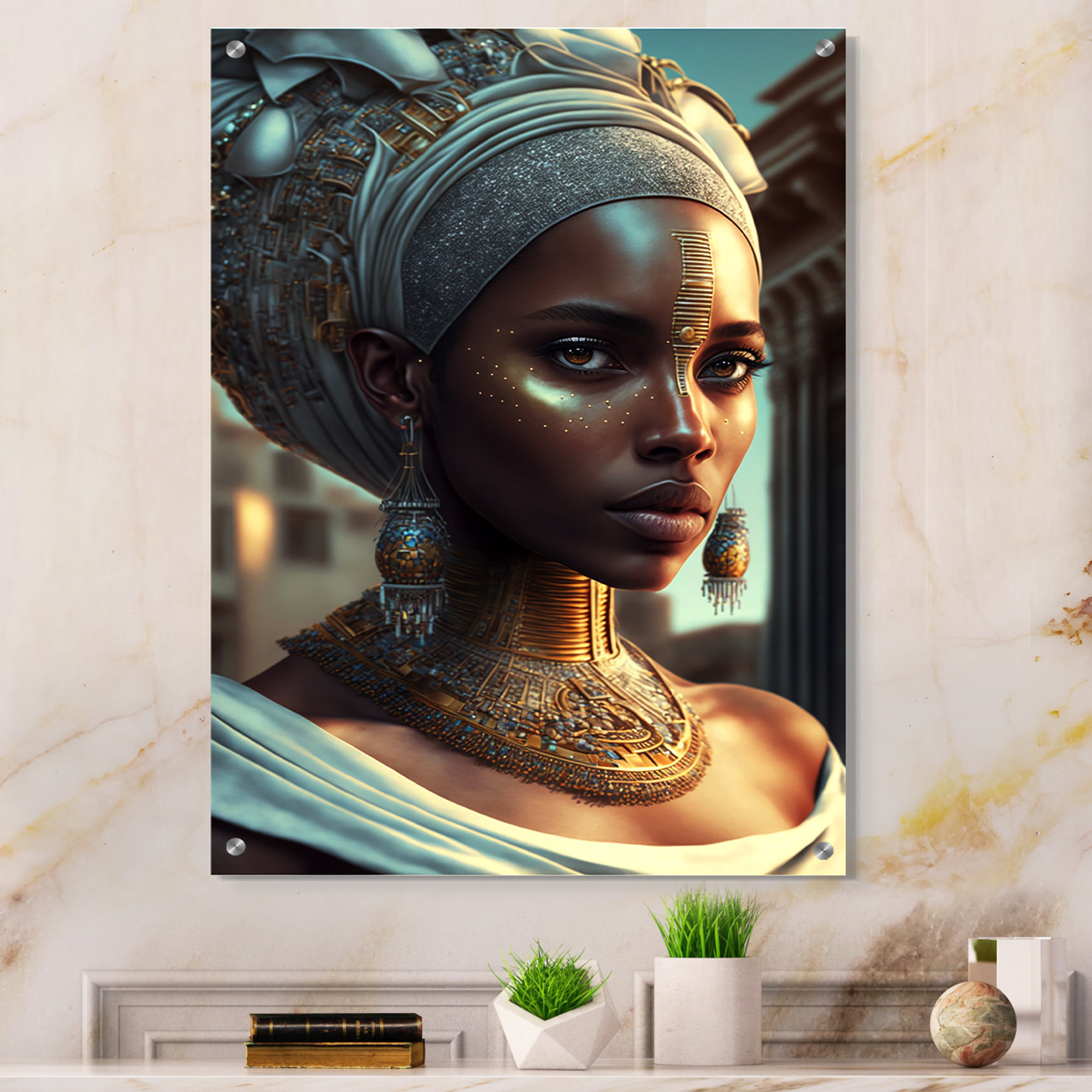 Latitude Run® Exquiste African Woman Design III - Woman African Acrylic ...