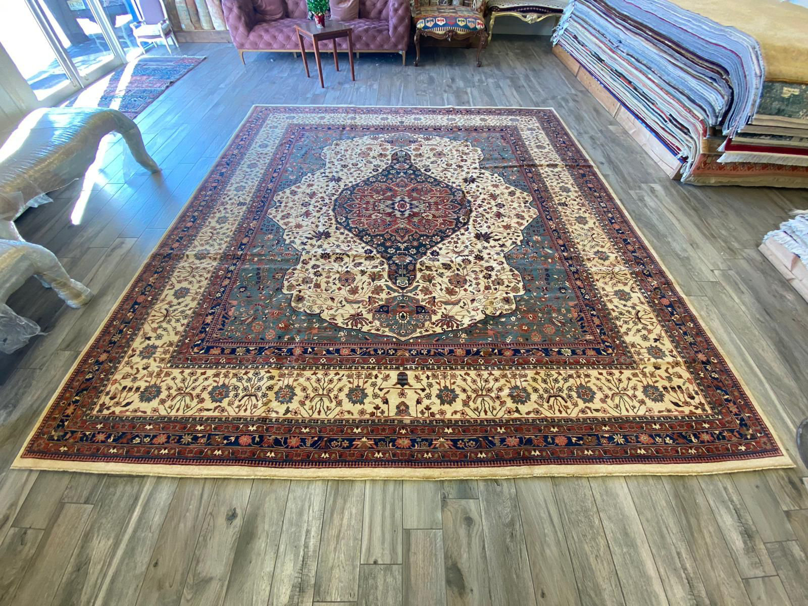 Home and Rugs One-of-a-Kind 11' x 12' Vintage Anatolian Distressed ...