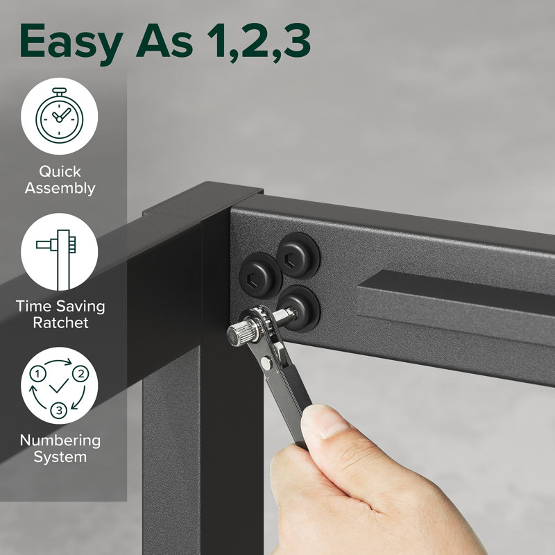 Ebern Designs Sanayah Metal Slat Bed & Reviews | Wayfair