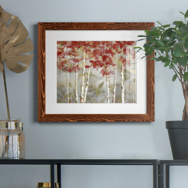 Millwood Pines Autumn Forest - Picture Frame Graphic Art Print on Paper ...