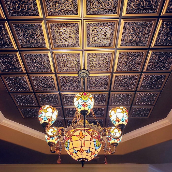 FromPlainToBeautifulInHours Lover's Knot 2 Ft. X 2 Ft. Glue-Up PVC ...