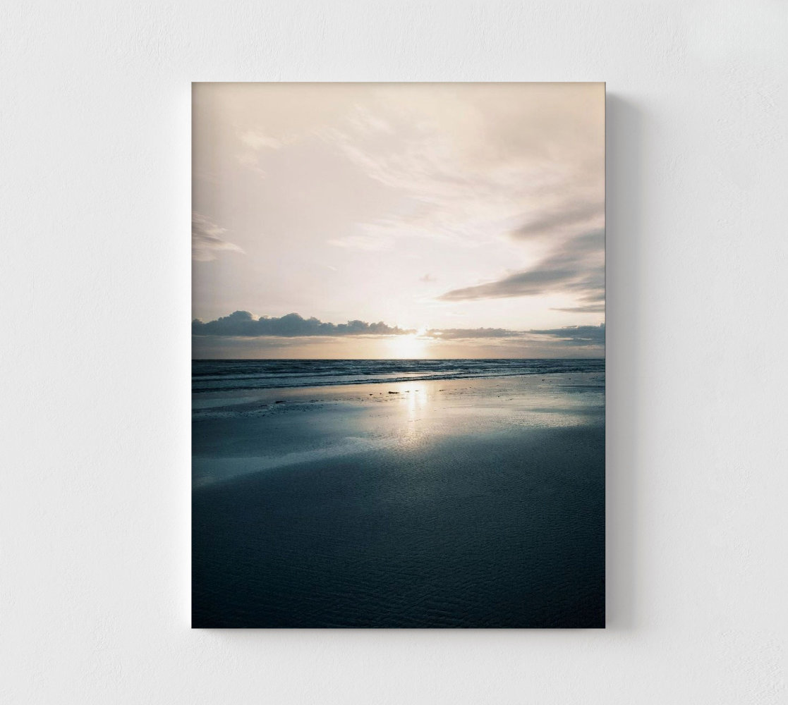 WeFrameArt Sunset Beach Photography, Sunset Photo Print, Framed Beach ...