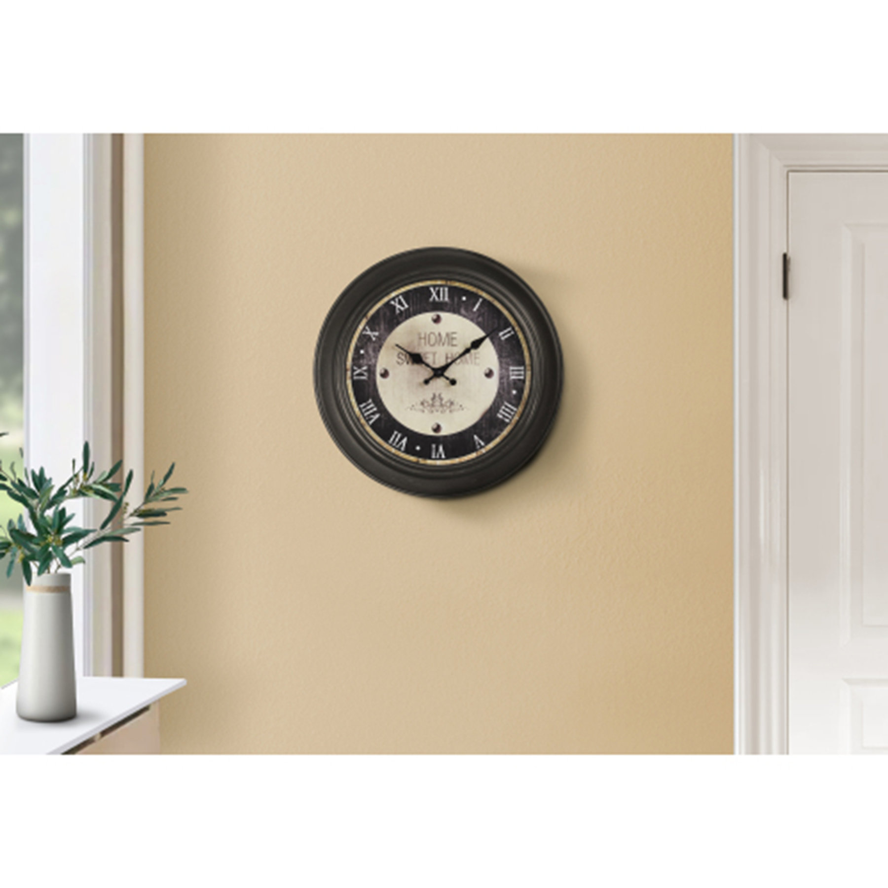 Winston Porter Round Clocks, Wall Clock, Transitional | Wayfair