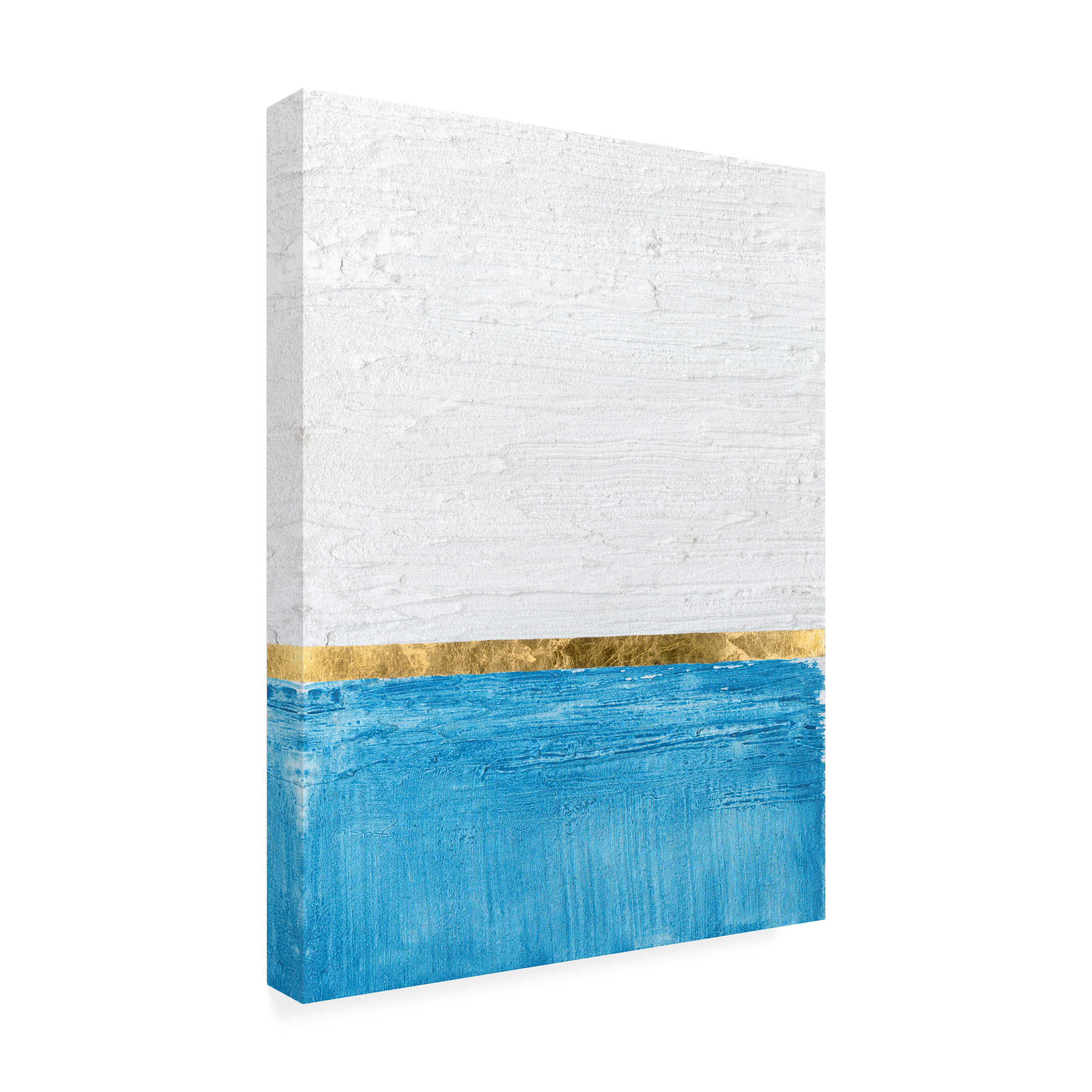 Trademark Fine Art Modern & Contemporary Embellished Gold Horizon LI On ...