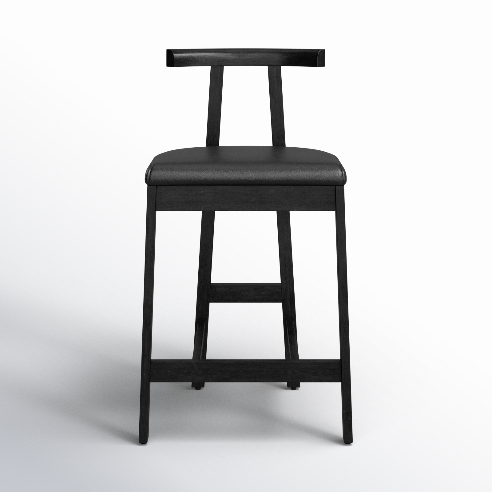 AllModern Seville Leather Bar & Counter Stool & Reviews | Wayfair