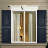 Alpha Shutters Exterior Vinyl Raised Panel Shutter Single & Reviews ...
