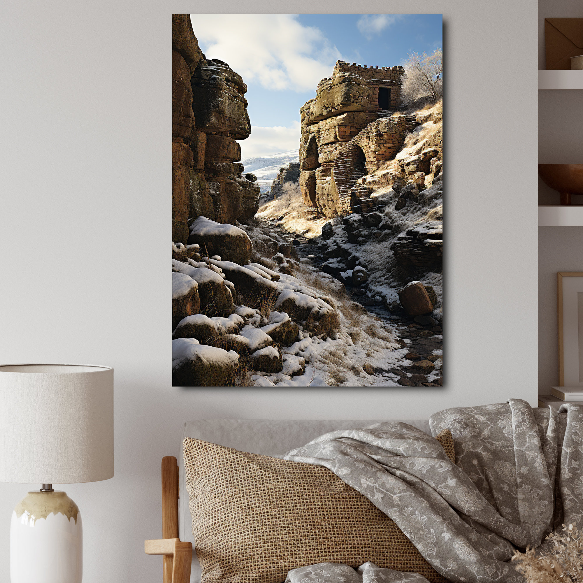 Millwood Pines Native Art Sacred Landscapes V - Native American Wall ...