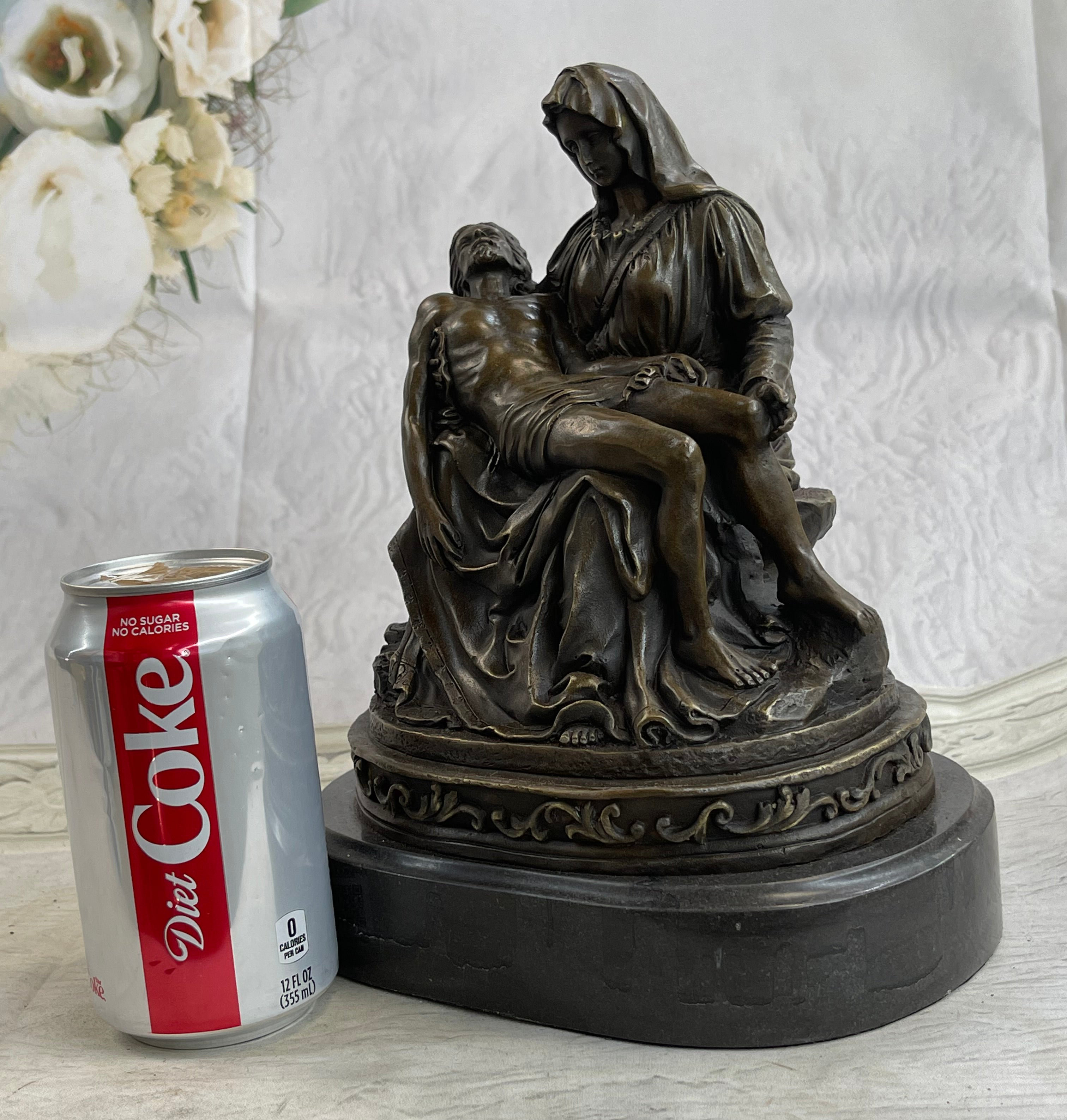 Williston Forge La Pieta by Michelangelo Bronze Sculpture Statue ...