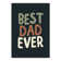 Maturi Best Dad Ever B By Motivated Type - Poster Art Print | Wayfair.co.uk