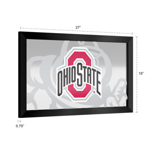 Trademark Global Ohio State Framed Graphic Art & Reviews | Wayfair