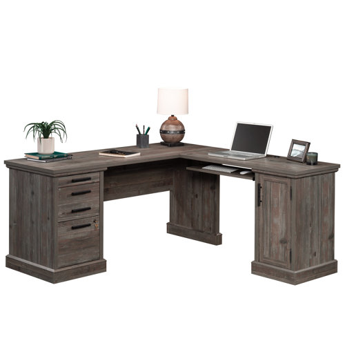 Upper Square™ Aspen Post L-Shaped Executive Desk & Reviews | Wayfair