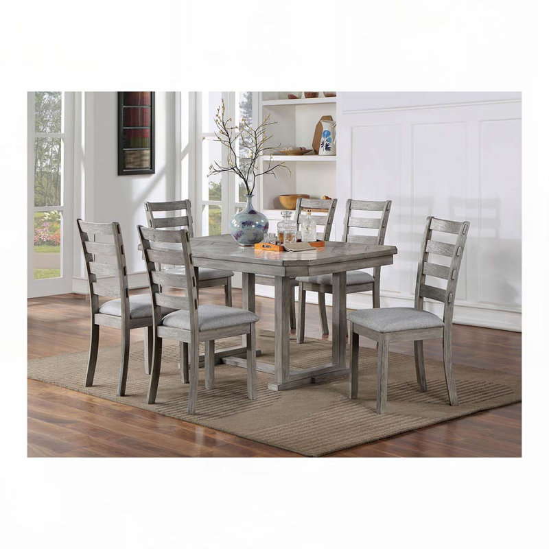 Lark Manor™ Wood Top Dining Table With Trestle Base | Wayfair