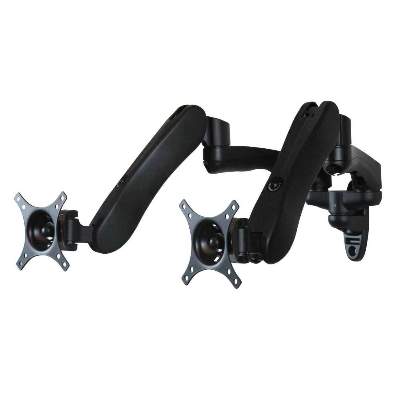 Dyconn Support mural universel à 2 écrans à hauteur réglable à double accoudoirs Hydro Series ...