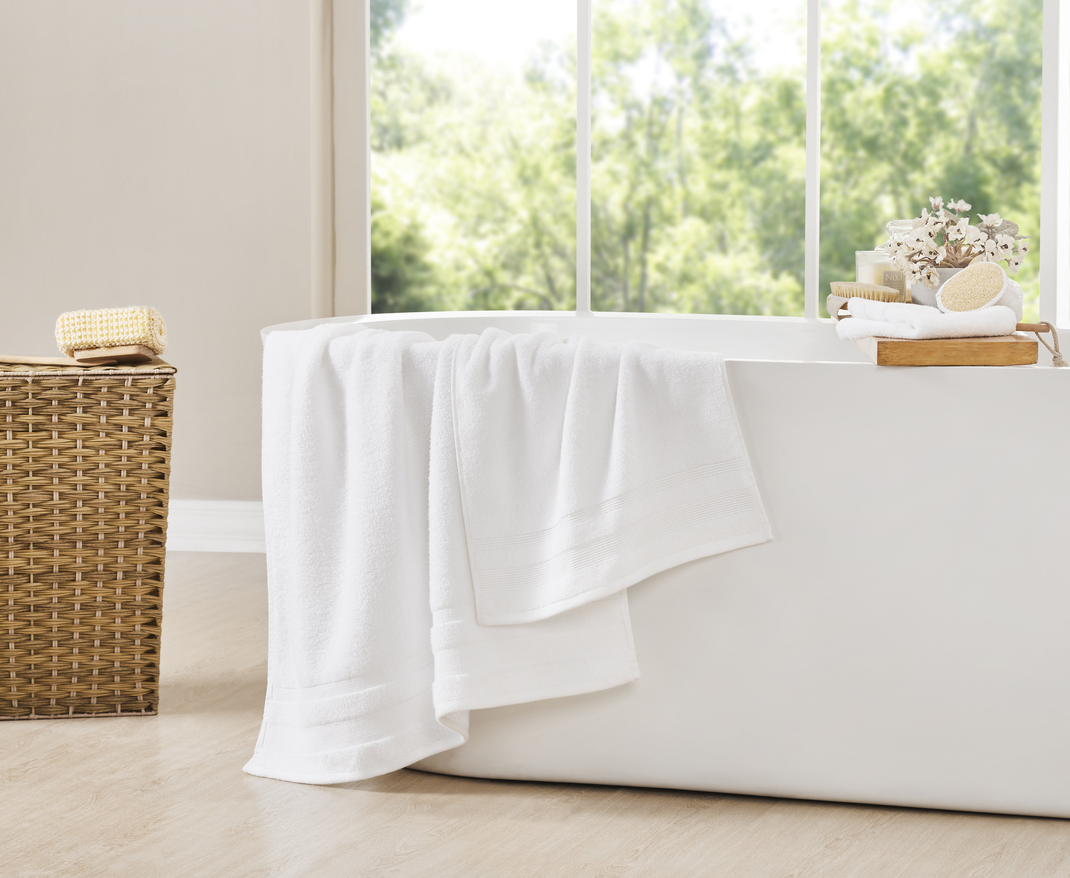 Ebern Designs Khamiah 100% Cotton 27 X 54 Bath Towel set (Set of 2 ...