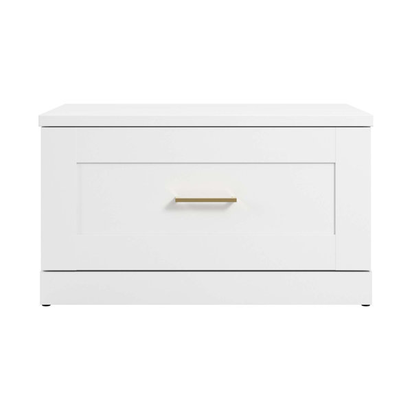 Latitude Run® 30W Shoe Bench With Drawer | Wayfair