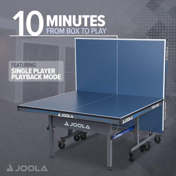 JOOLA Tour Regulation Size Foldable Indoor Table Tennis Table & Reviews ...