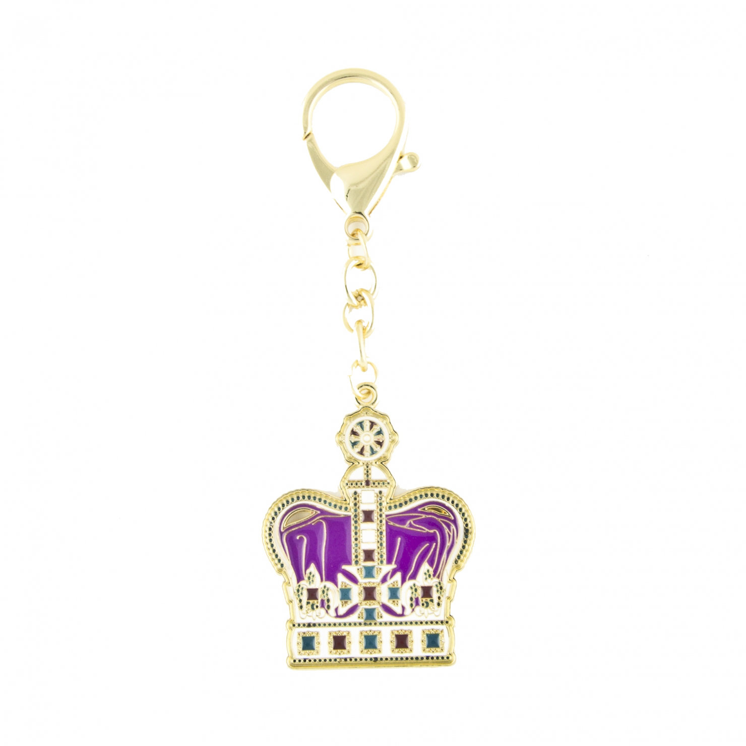 Feng Shui Import Purple Crown Symbolizing Prestige Success Key Chain ...