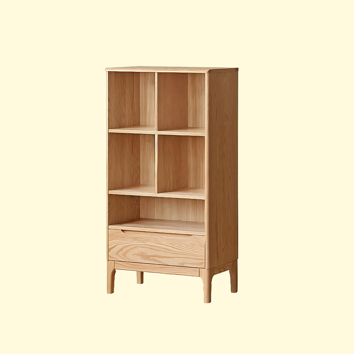 Corrigan Studio Minimalist Solid Oak Wood Storage Cabinet - Wayfair Canada