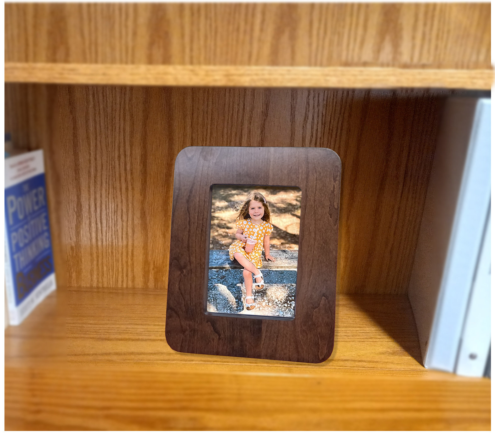 Loon Peak® Corlene 5" x 7" Wood Single Picture Frame in Dark Brown ...