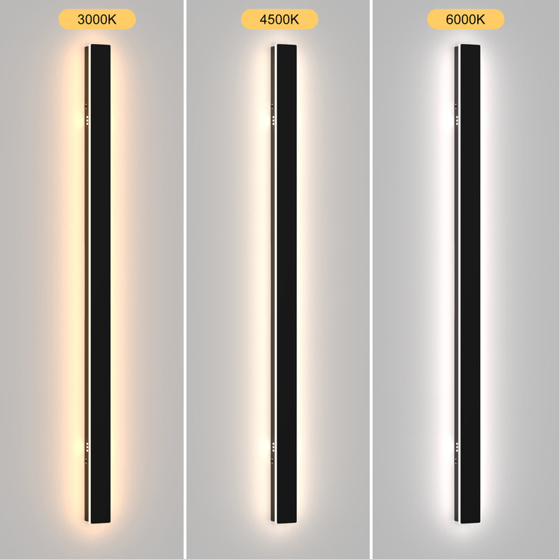 Wrought Studio™ IP67 Linear 30W LED Wall Lights With Remote Control ...