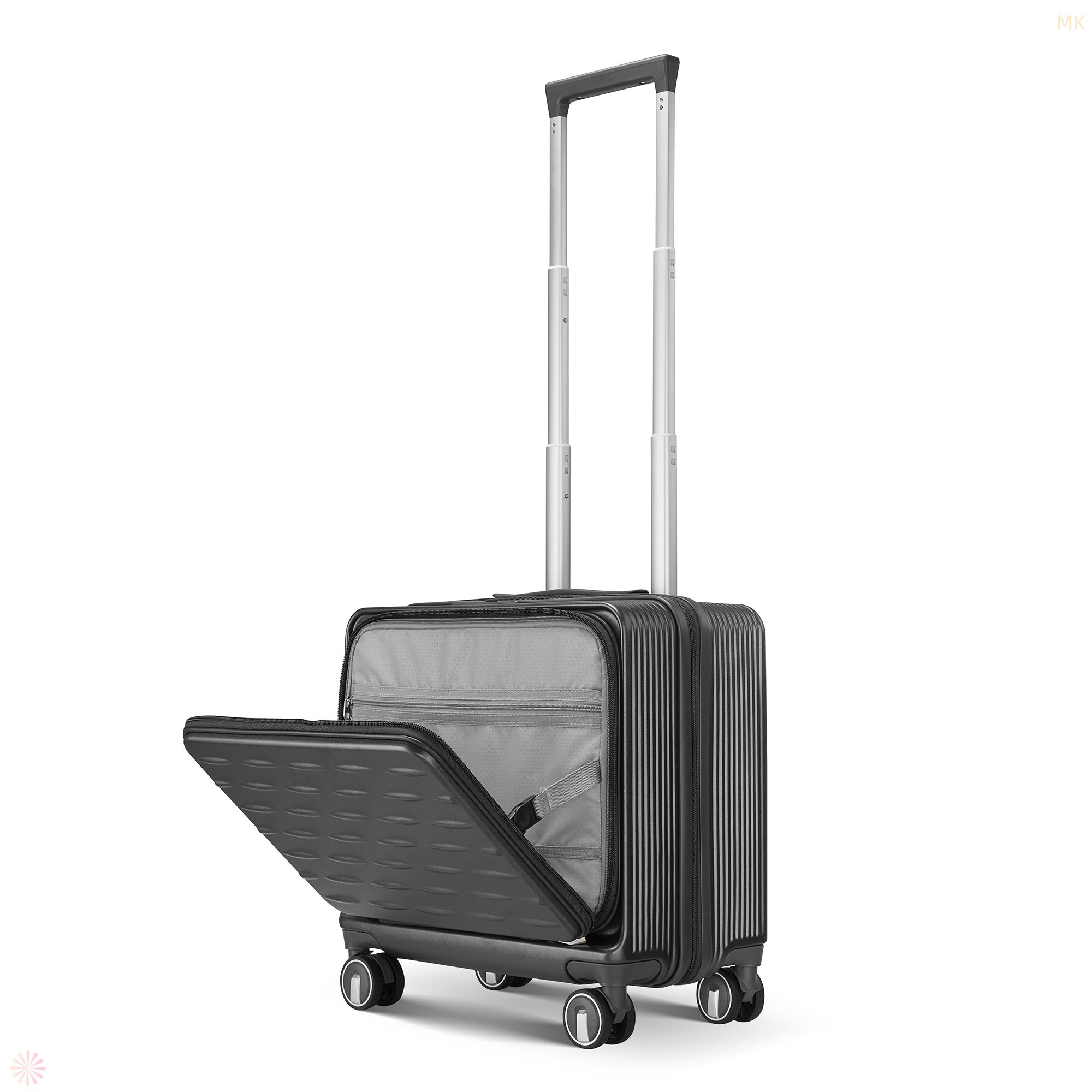 Myhomekeepers Bagage de cabine de 18 po avec porte avant ouverte et ...