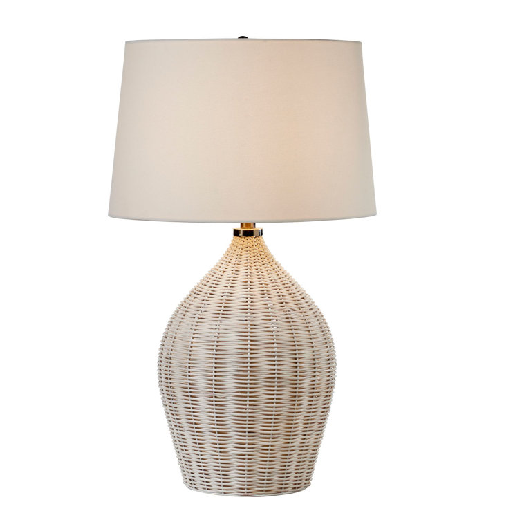 Bayou Breeze Anshuman Wicker/Rattan Table Lamp | Wayfair
